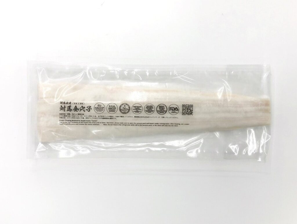 Why professional chefs choose frozen anago "Tsushima Golden Anago ...